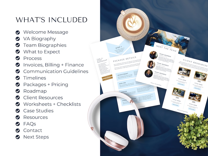 Virtual Assistant Welcome Kit, VA Proposal Template Canva, New Client ...