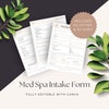 Lingam Steam Intake Forms: Esthetician Client Consent (canva Template ...