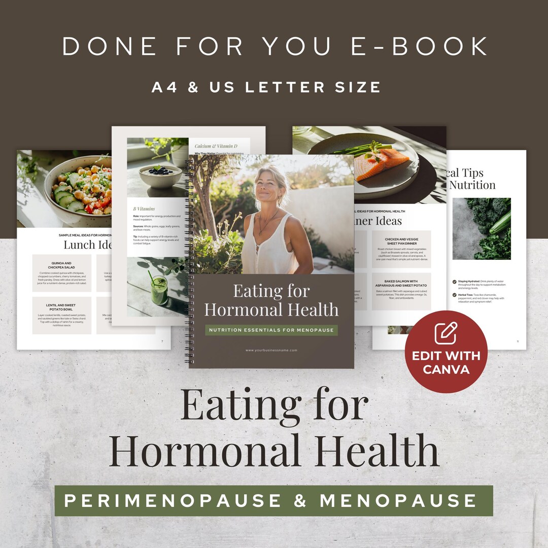 Perimenopause and Menopause Natural Hormone Balancing Guide Done-for ...