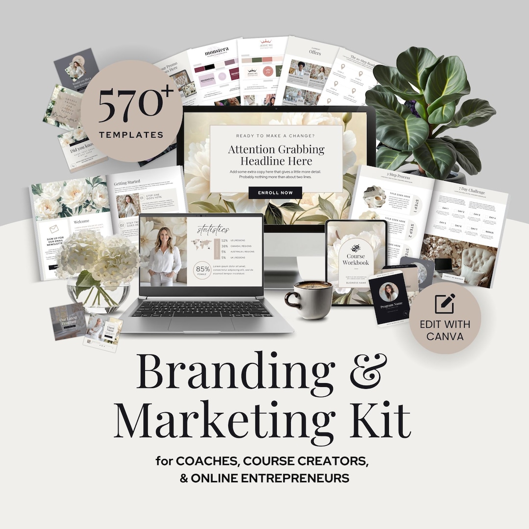 Branding Bundle Coaches Branding Kit Done for You Content Package ...