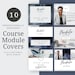 Module Cover Templates, Course Creator Templates, Online Course Module ...