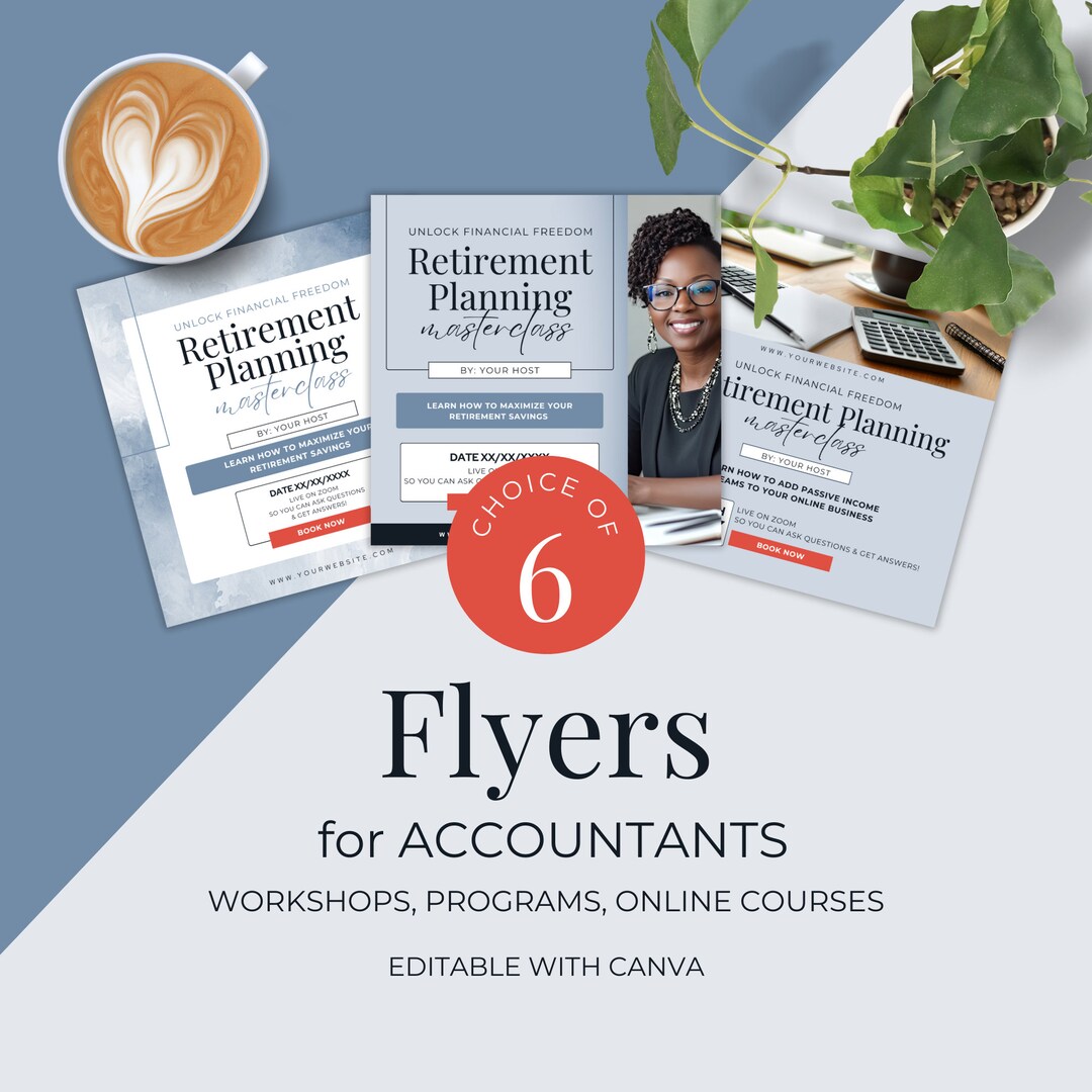 Accountant Flyer Canva Tax Prep Season Instagram Post Bookkeeping Flyer ...