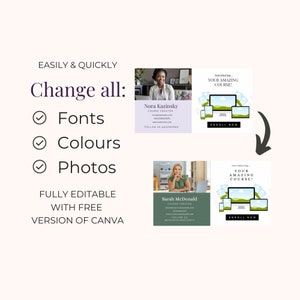 Email Signatures Templates Canva Canva Signature Template Modern Email ...