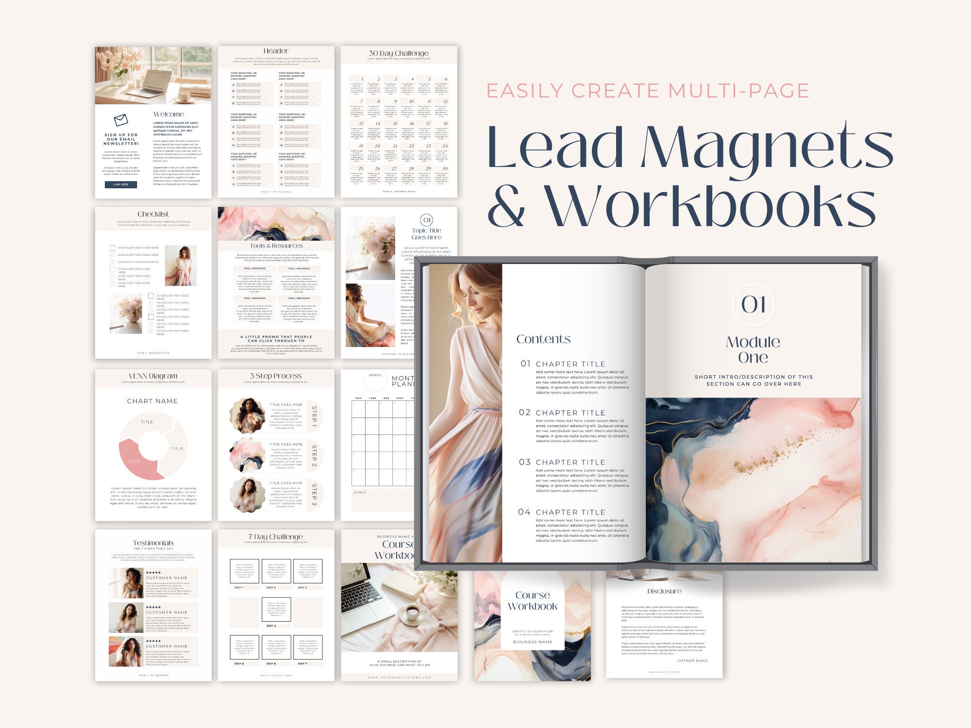 Done for You Course Creator Bundle, Canva Template, Course Creator ...