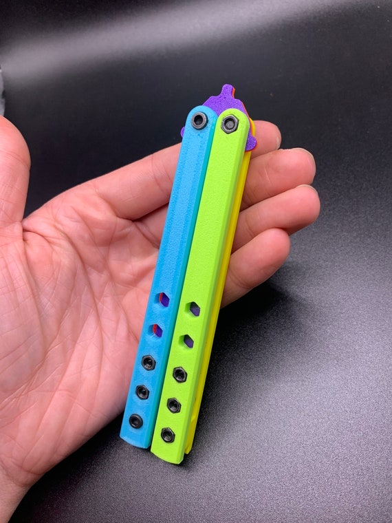 Custom Butterfly Knife Etsy