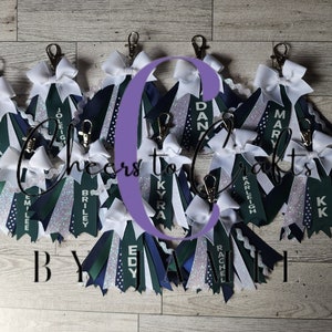 Mini Customized Ribbon Keychain - Etsy