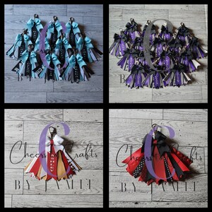 Mini Customized Ribbon Keychain - Etsy