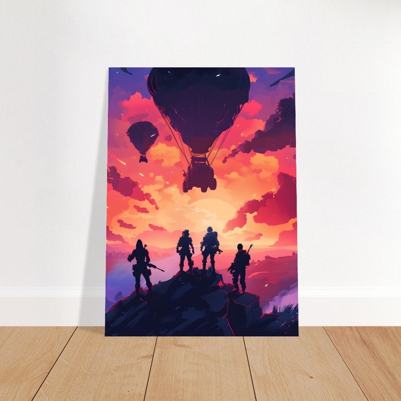 Epic Battle Royale Victory Poster - Ultimate Victory Art Print - Etsy
