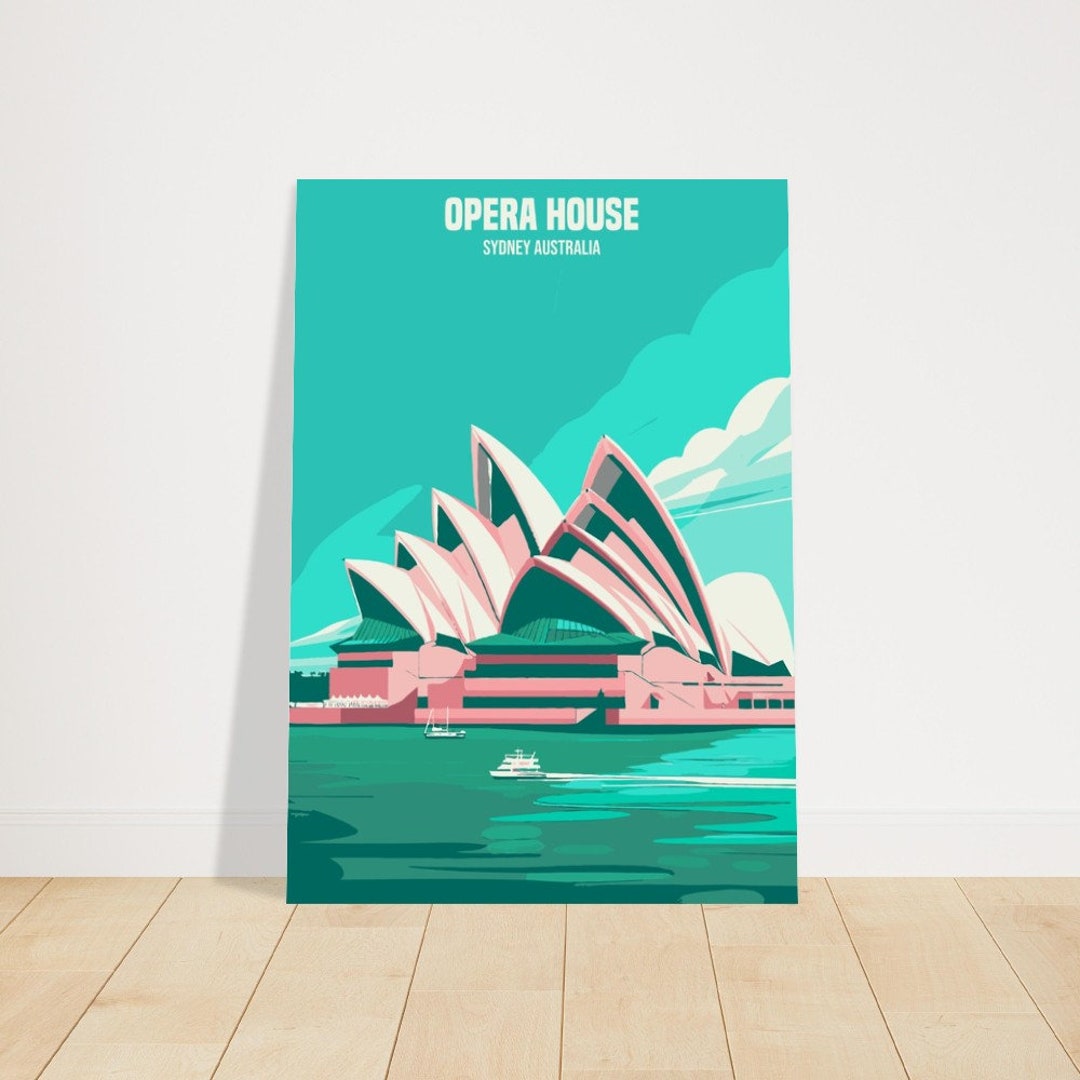 A3 Poster of Sydney Opera House Poster Iconic Australian Landmark ...