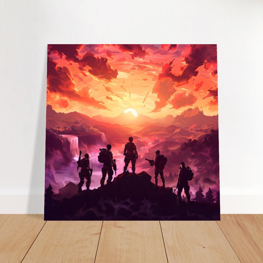 Epic Battle Royale Victory Poster Ultimate Victory Art Print - Etsy