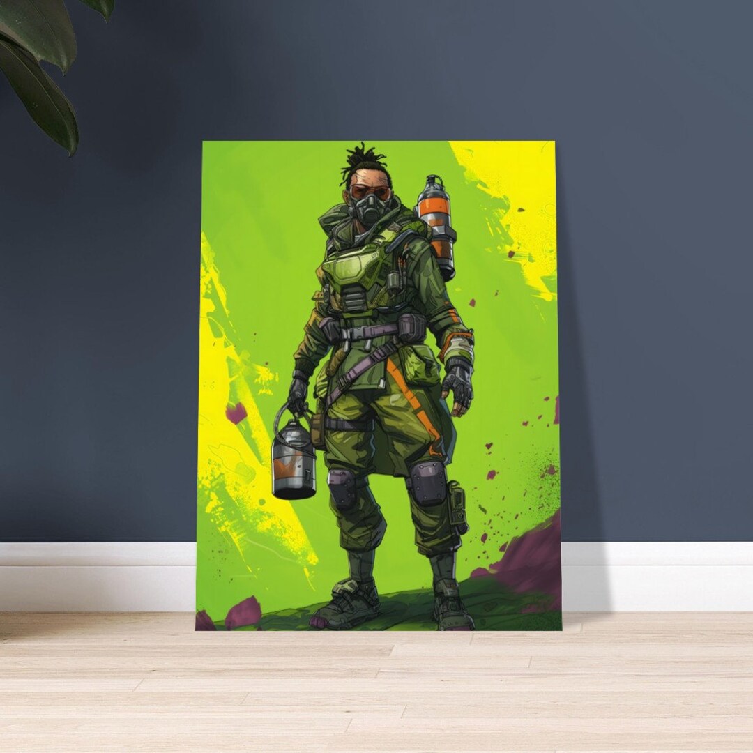 Octane Apex Legends Poster High-speed Action Gaming Wall Art Battle ...