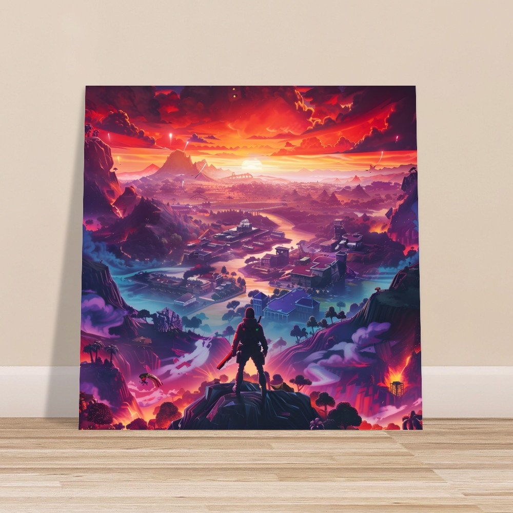 Legendary Battle Royale Action Poster for Gamers - Etsy