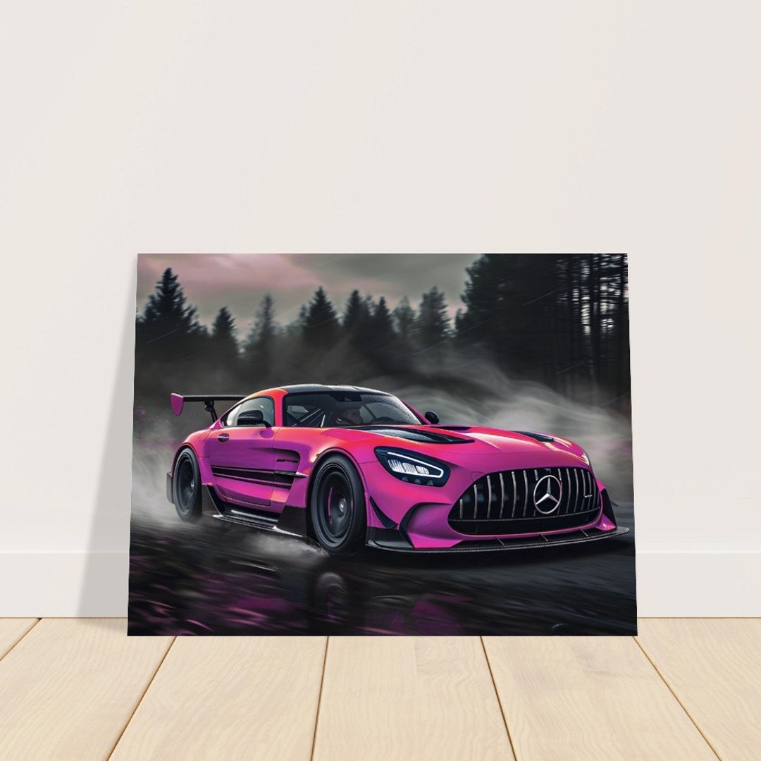 Mercedes-amg GT Poster - Luxury Performance Art Print, Automotive Wall ...
