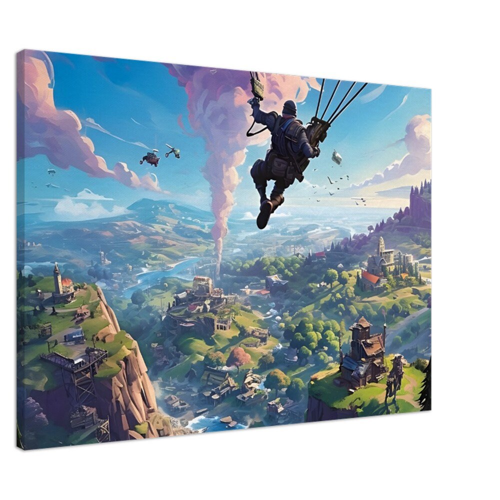 CANVAS Horizontal Epic Battle Royale Victory Poster - Ultimate Victory ...