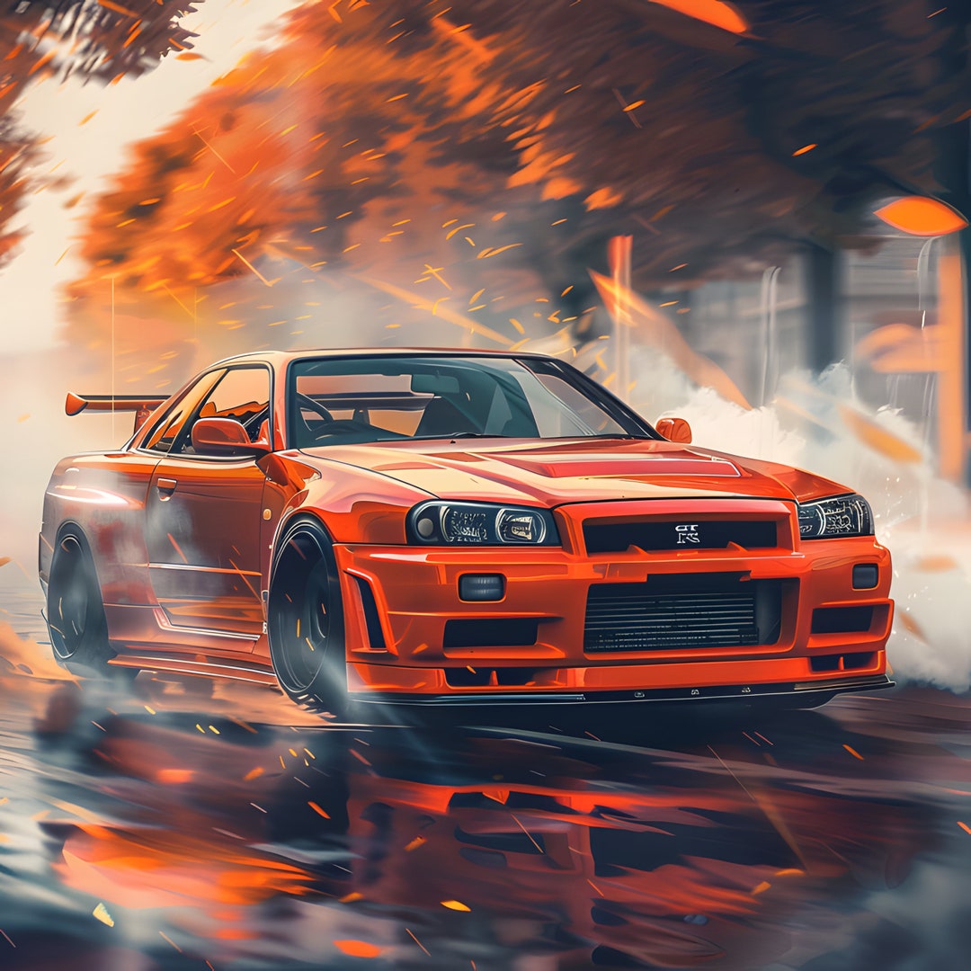 Limited Edition Nissan GTR Poster - Perfect Gift for Car Enthusiasts - Etsy