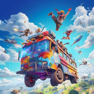 5 Digital Downloads Epic Battle Royale Victory Poster - Ultimate ...