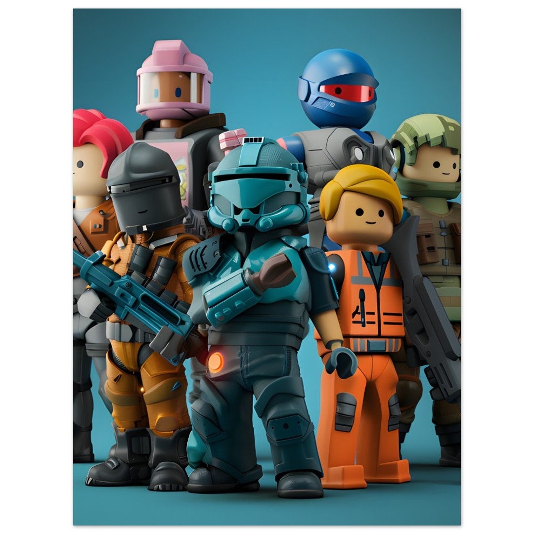 Customizable Roblox Adventure Poster - Fun Wall Art for Gamers - Kids ...