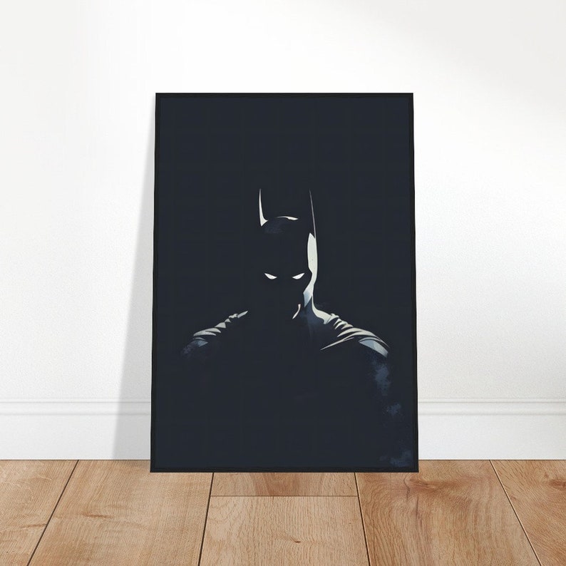 Batman Poster Dark Knight Wall Art DC Comics Fan Decor - Etsy