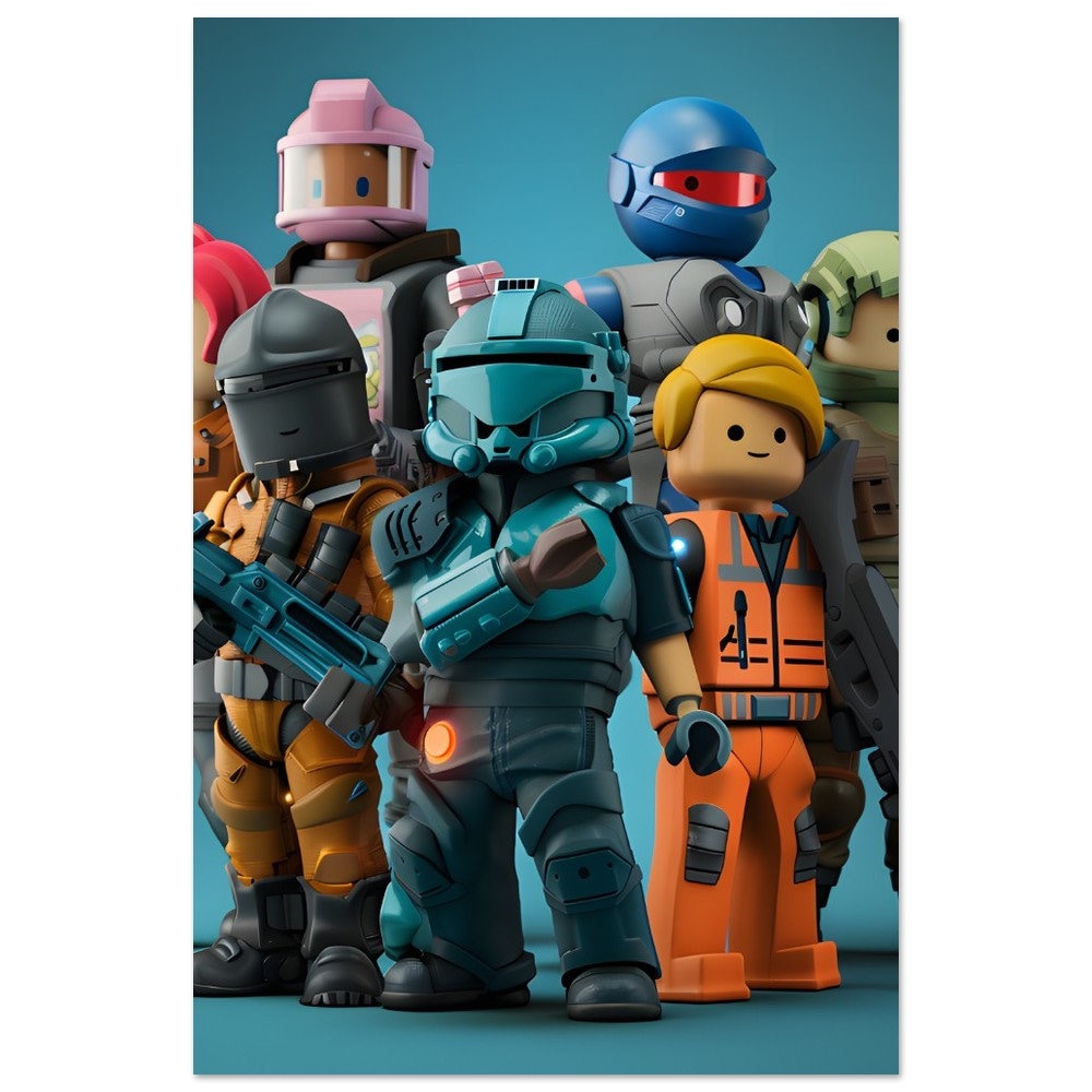 Customizable Roblox Adventure Poster Fun Wall Art for Gamers Kids Room ...