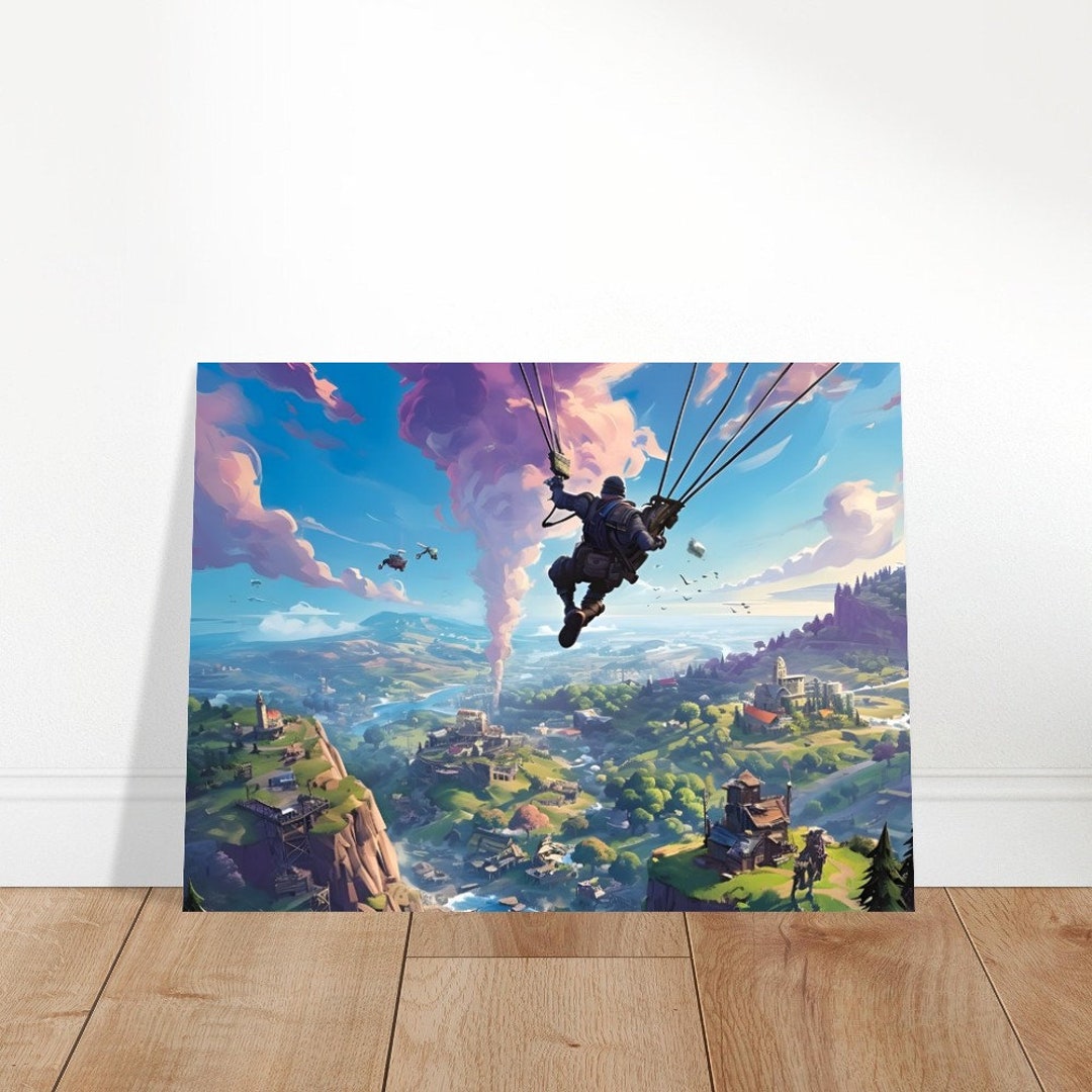 Horizontal Epic Battle Royale Victory Poster - Ultimate Victory Art ...