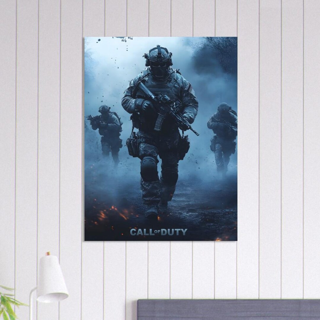 Call of Duty Poster - Iconic Video Game Art, Gaming Wall Decor, Modern ...