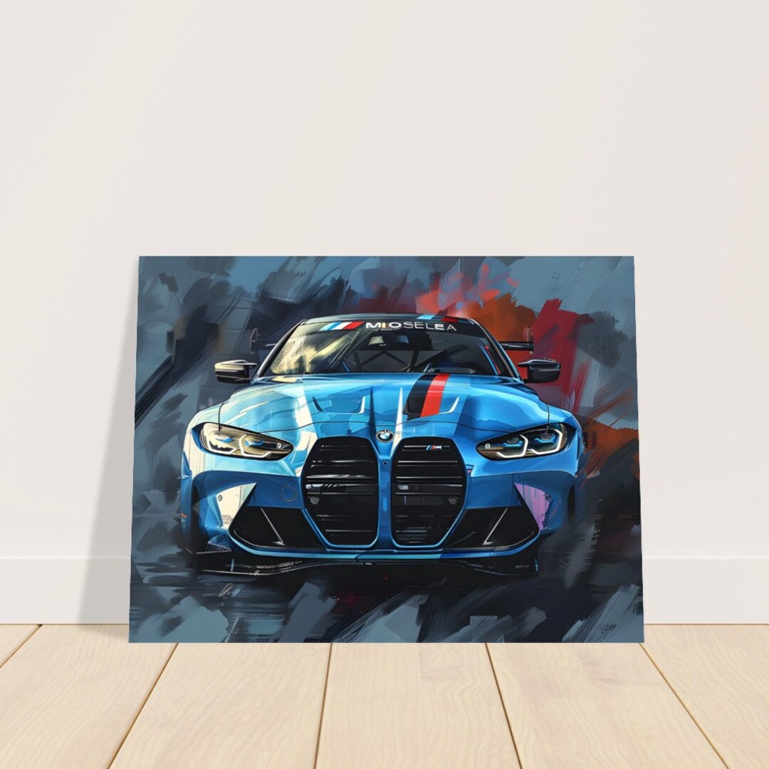 BMW M3 Poster - Iconic Sports Car Art, High-performance Vehicle Print ...