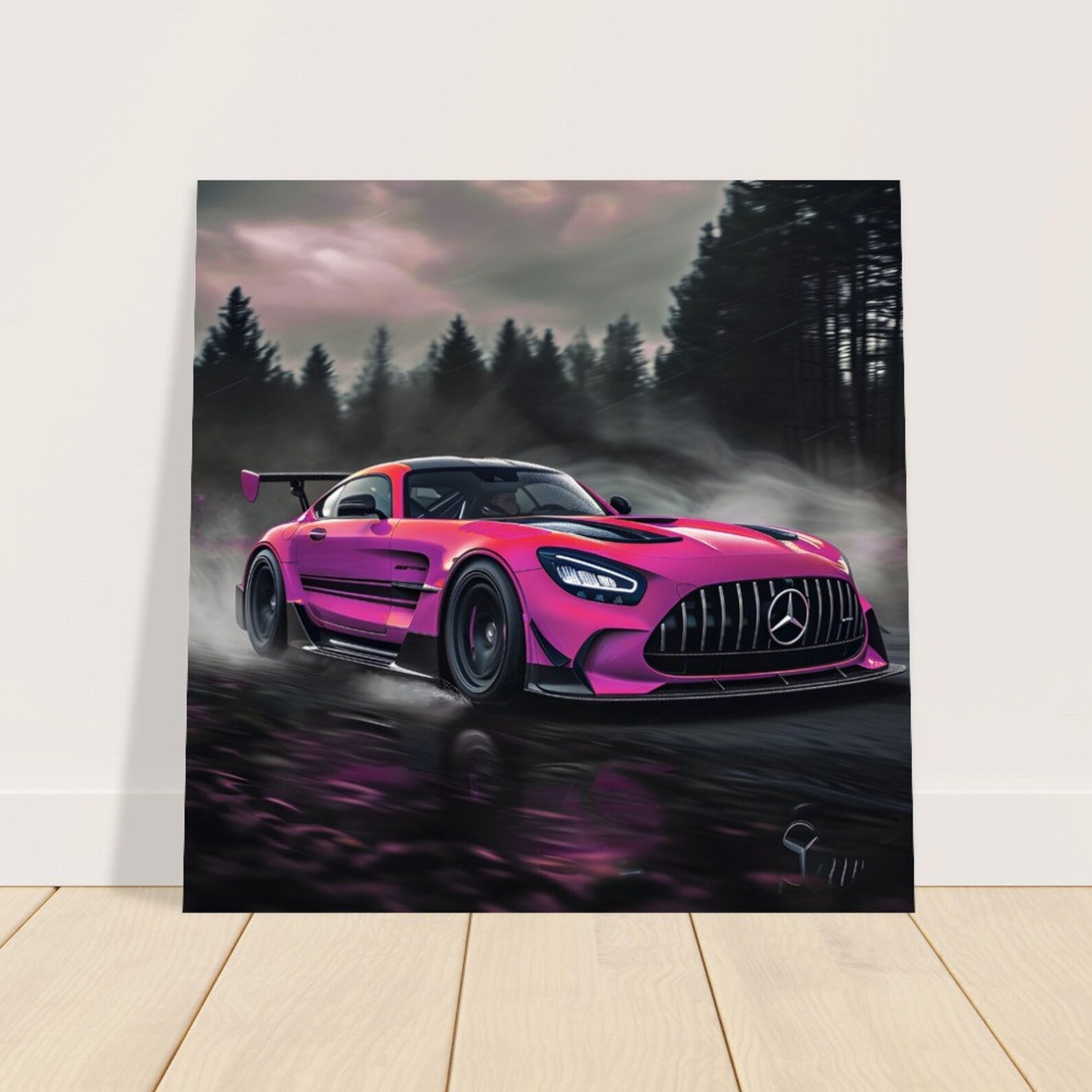 Mercedes-amg GT Poster - Luxury Performance Art Print, Automotive Wall ...