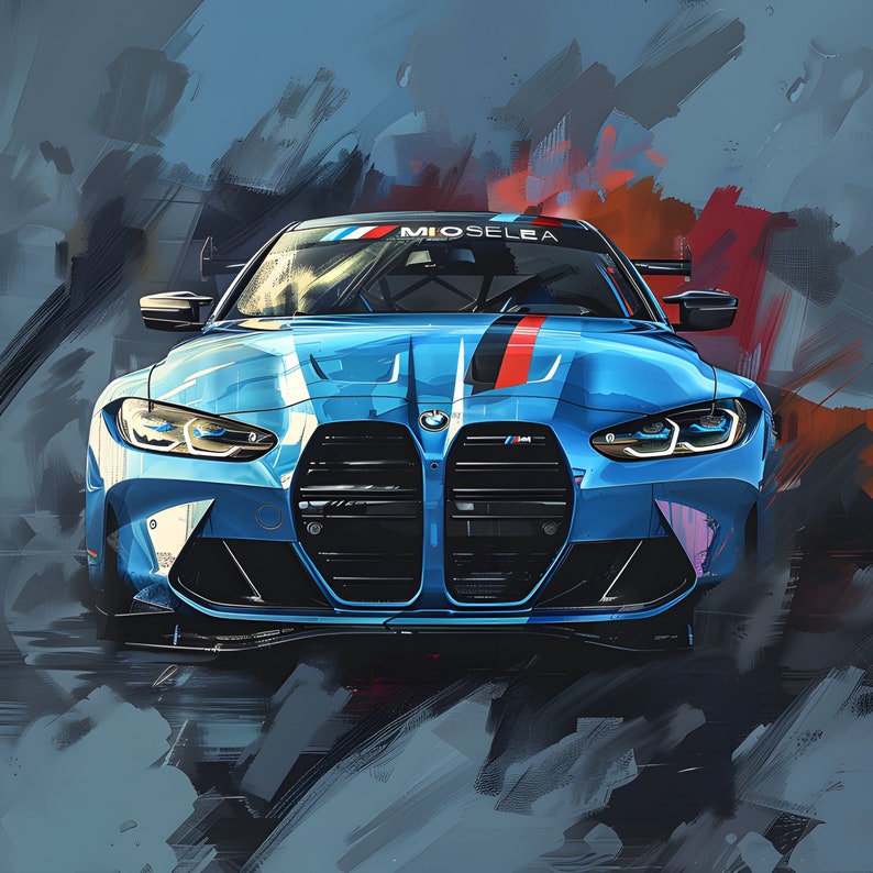 BMW M3 Poster - High-quality Art Print for Car Enthusiasts - Etsy