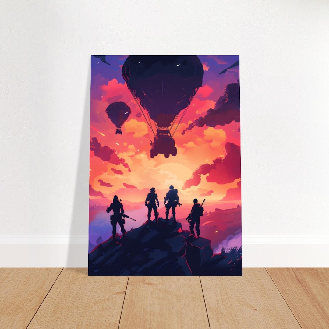Epic Battle Royale Victory Poster - Ultimate Victory Art Print - Etsy