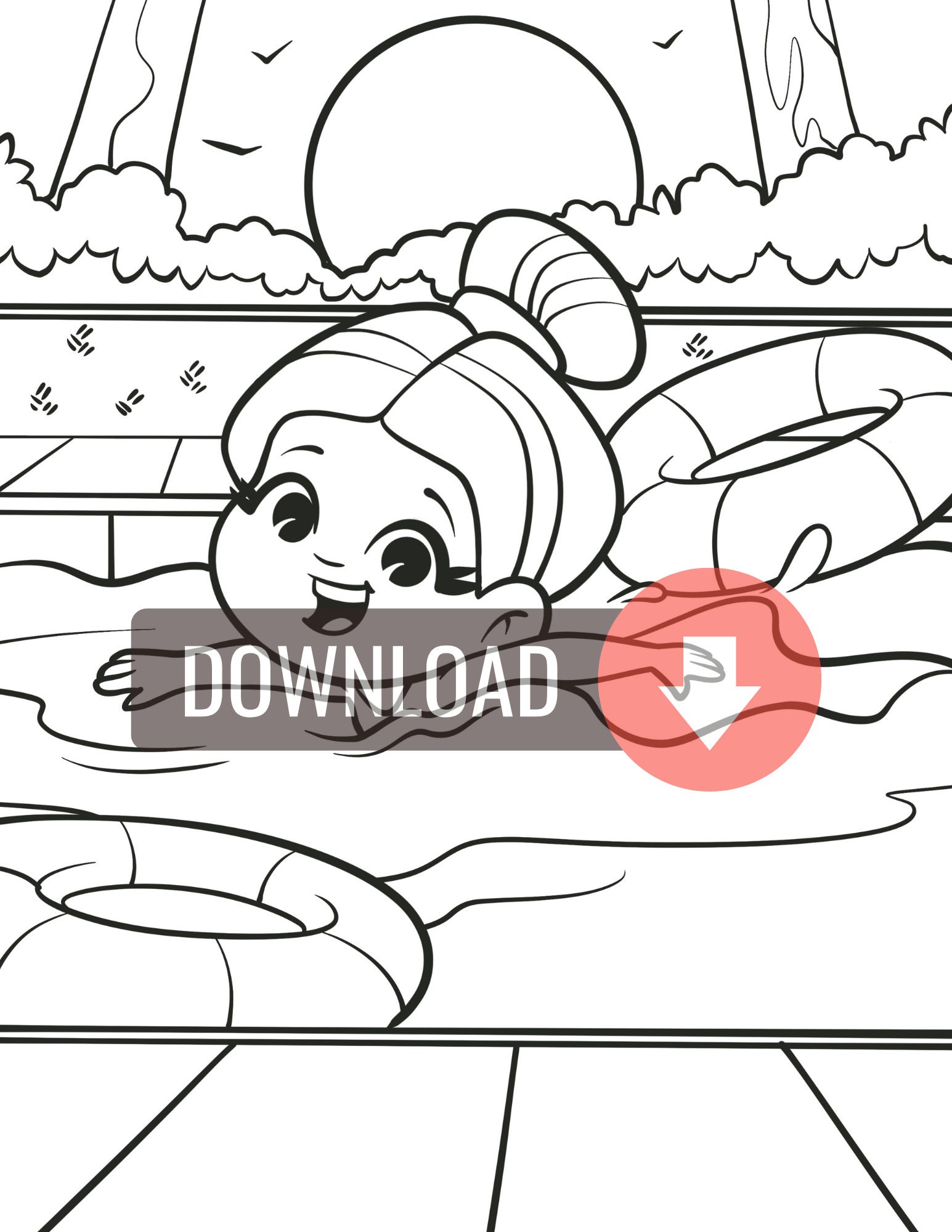 Jumpstart Digital Sports Coloring Book for Kids - Etsy