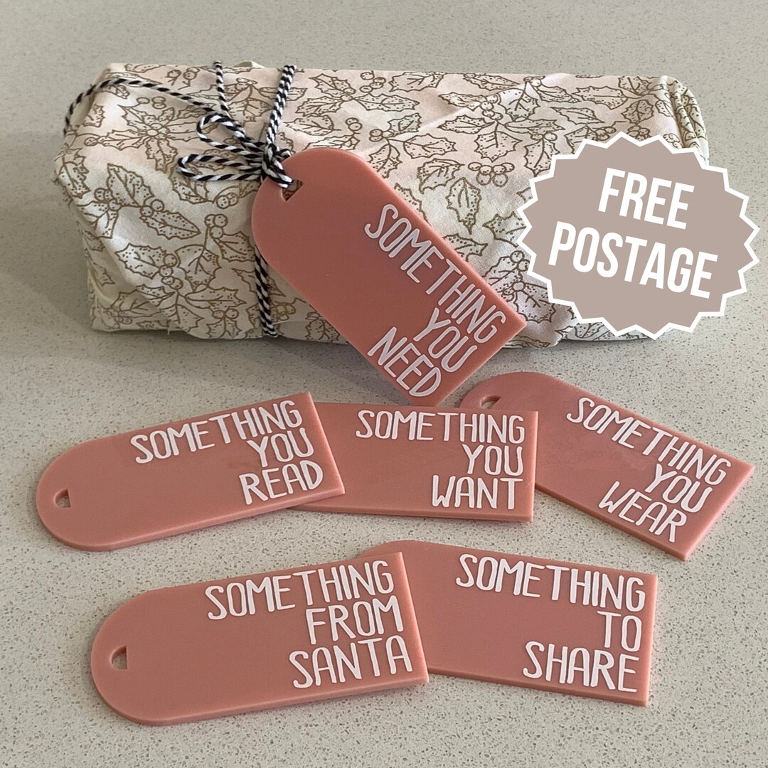 Reusable Acrylic Arch Gift Tags Perfect for Minimalist Christmas or ...