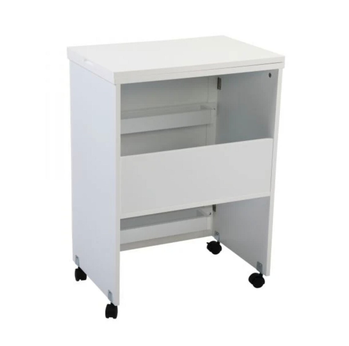 Sewing Table With Cabinets Storage Shelves Foldable Craft Cart - Etsy