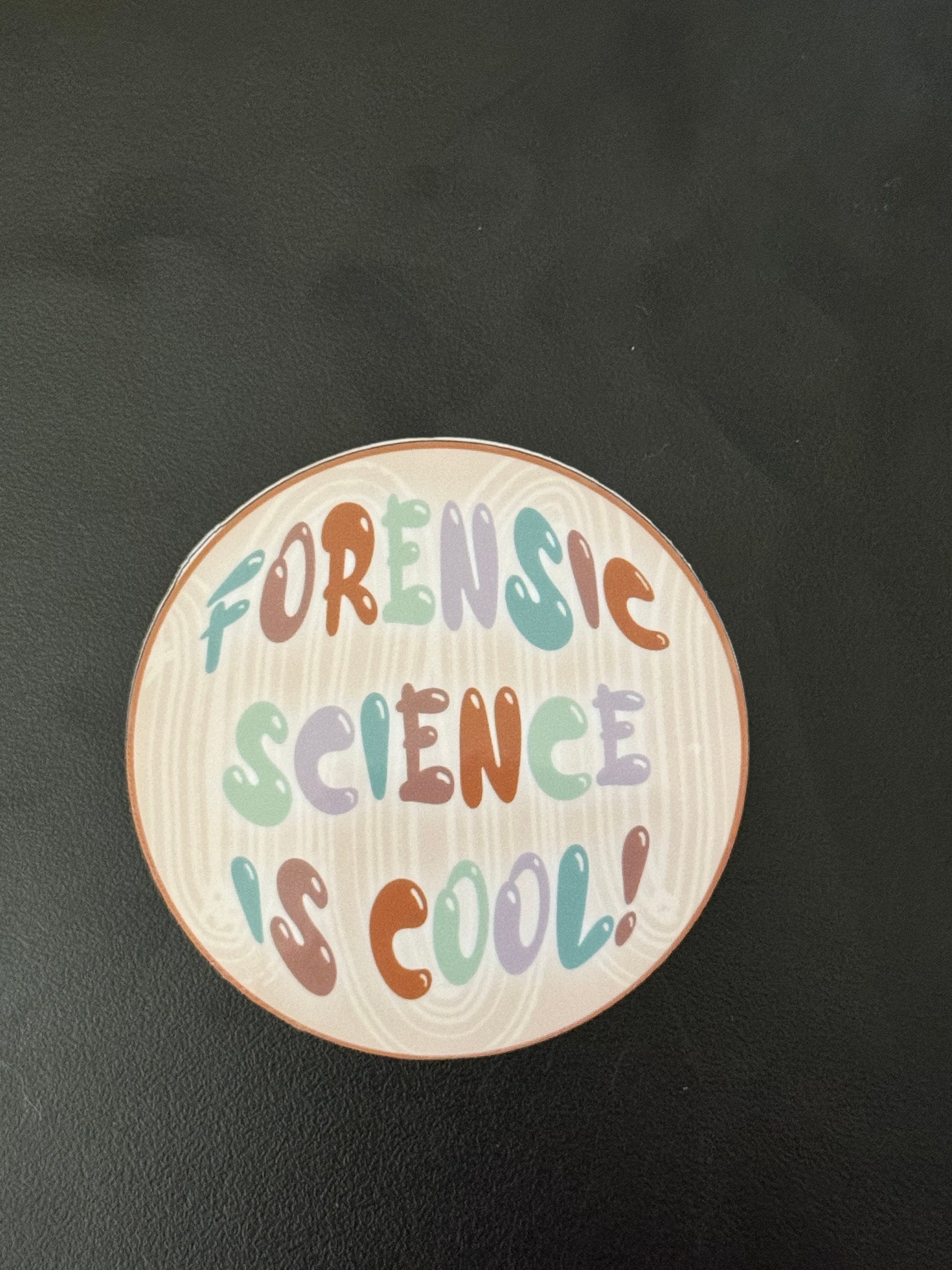 Forensic Science is Cool Sticker | Forensic Science and CSI Decal ...
