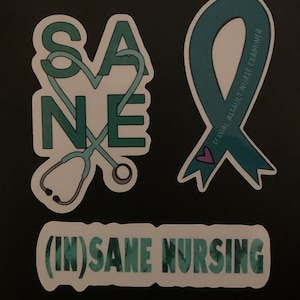 SANE Nurse Sticker: Forensic Nursing Decal, Medical Gift - Etsy