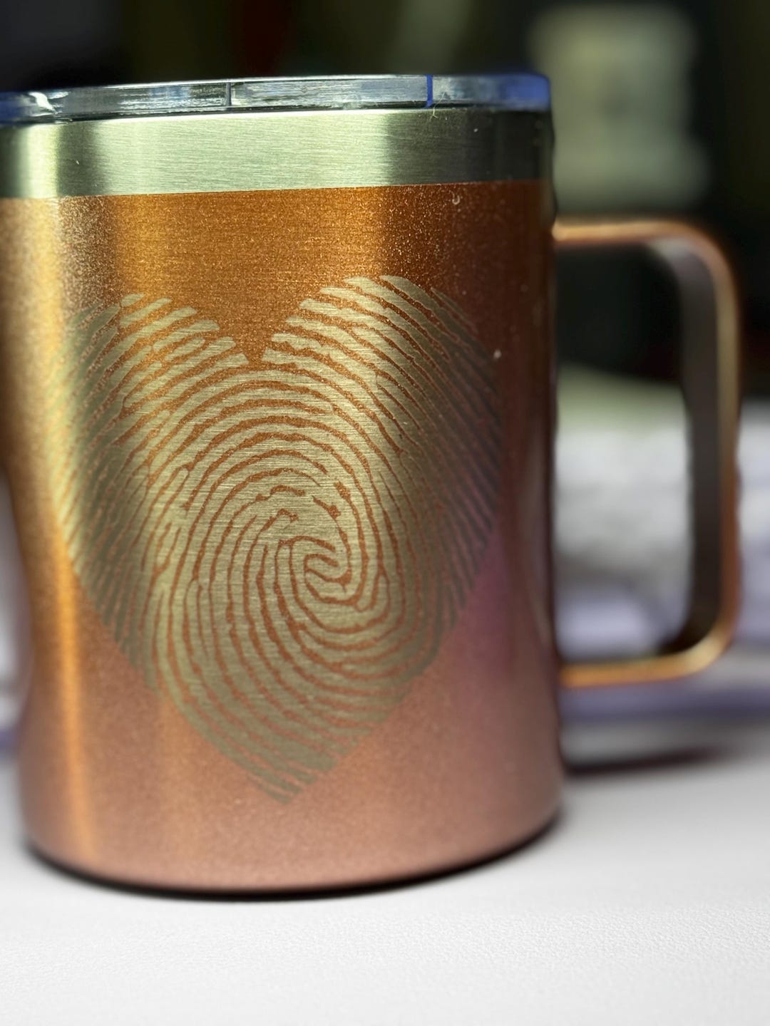 Caffeine and Comparisons Laser Engraved Coffee Mug With Lid for Latent ...