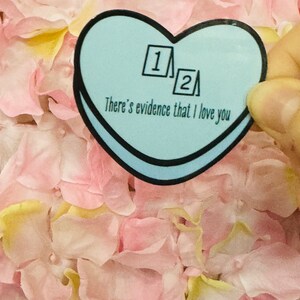 Forensic Science Candy Hearts| Valentine's Day Sticker Packs| Science ...