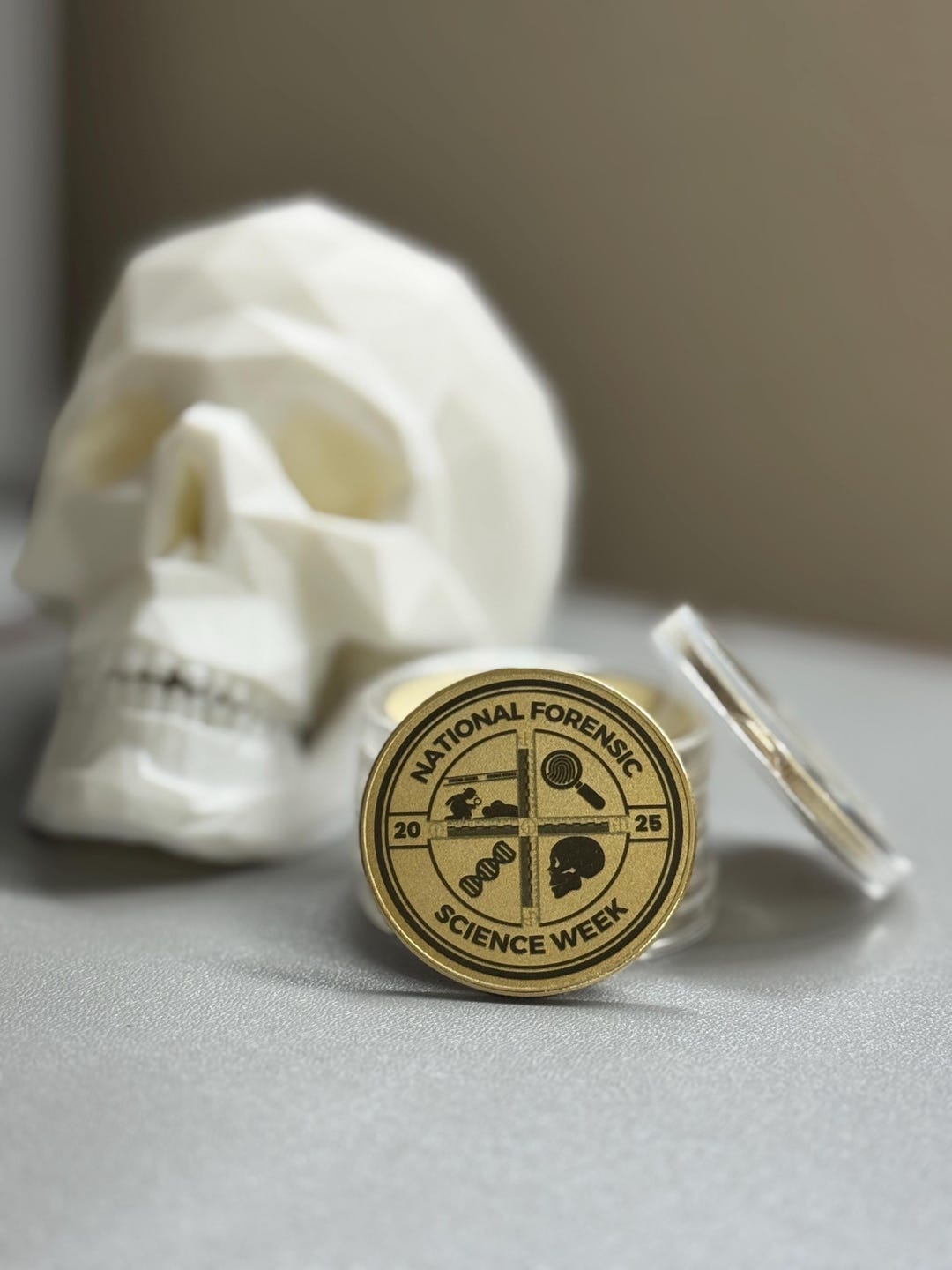 National Forensic Science Week Challenge Coin: Brass CSI Collectible ...