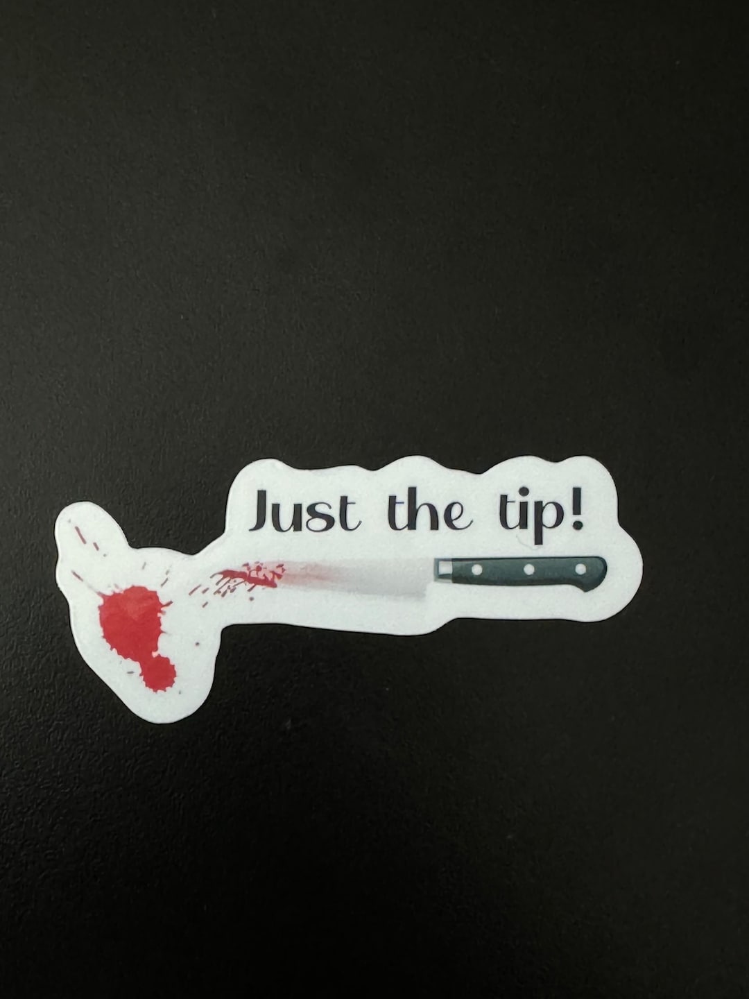 Just the Tip! Funny Crime Scene Humor Sticker | Forensic Science ...