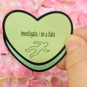 Forensic Science Candy Hearts| Valentine's Day Sticker Packs| Science ...