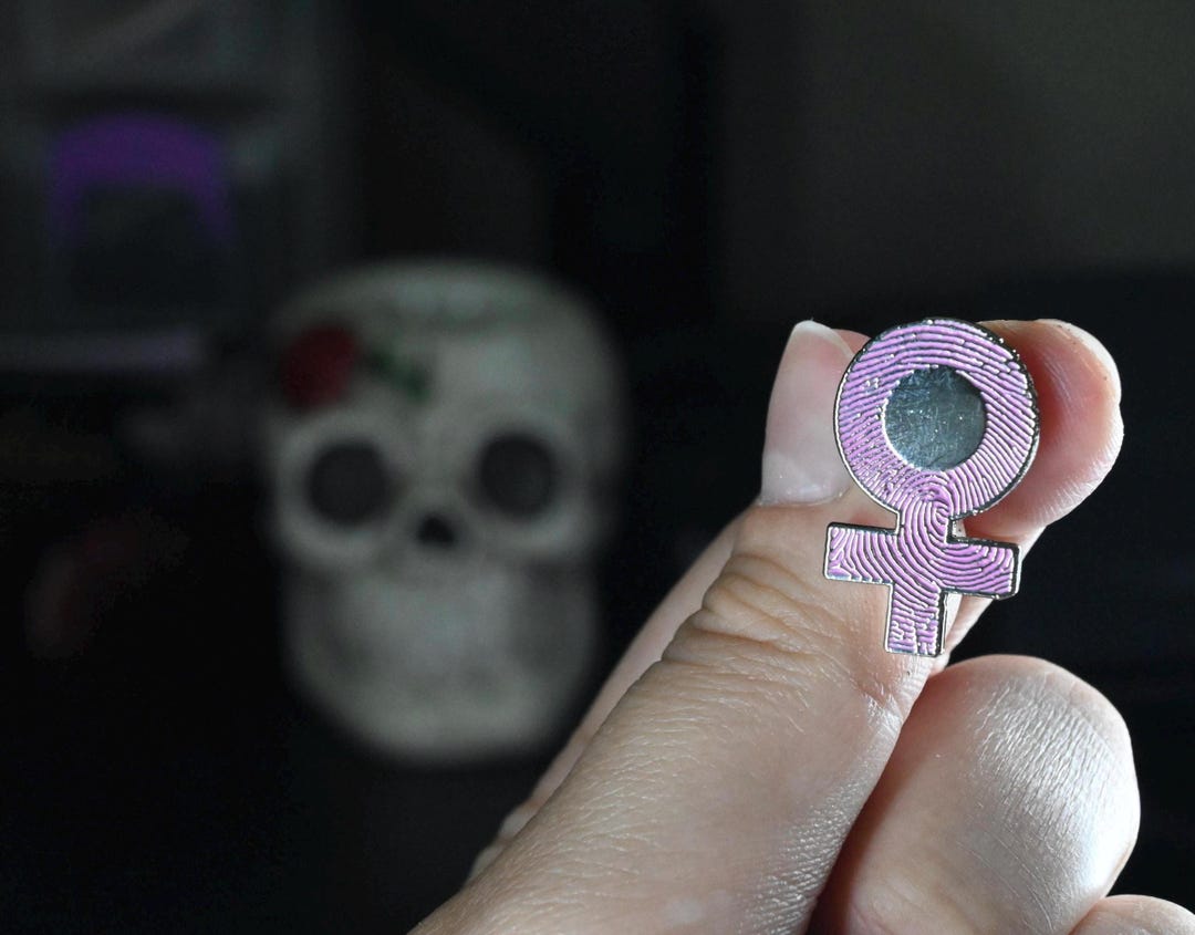 Women in Forensics Fingerprint Lapel Pin: Forensic Science Gift - Etsy