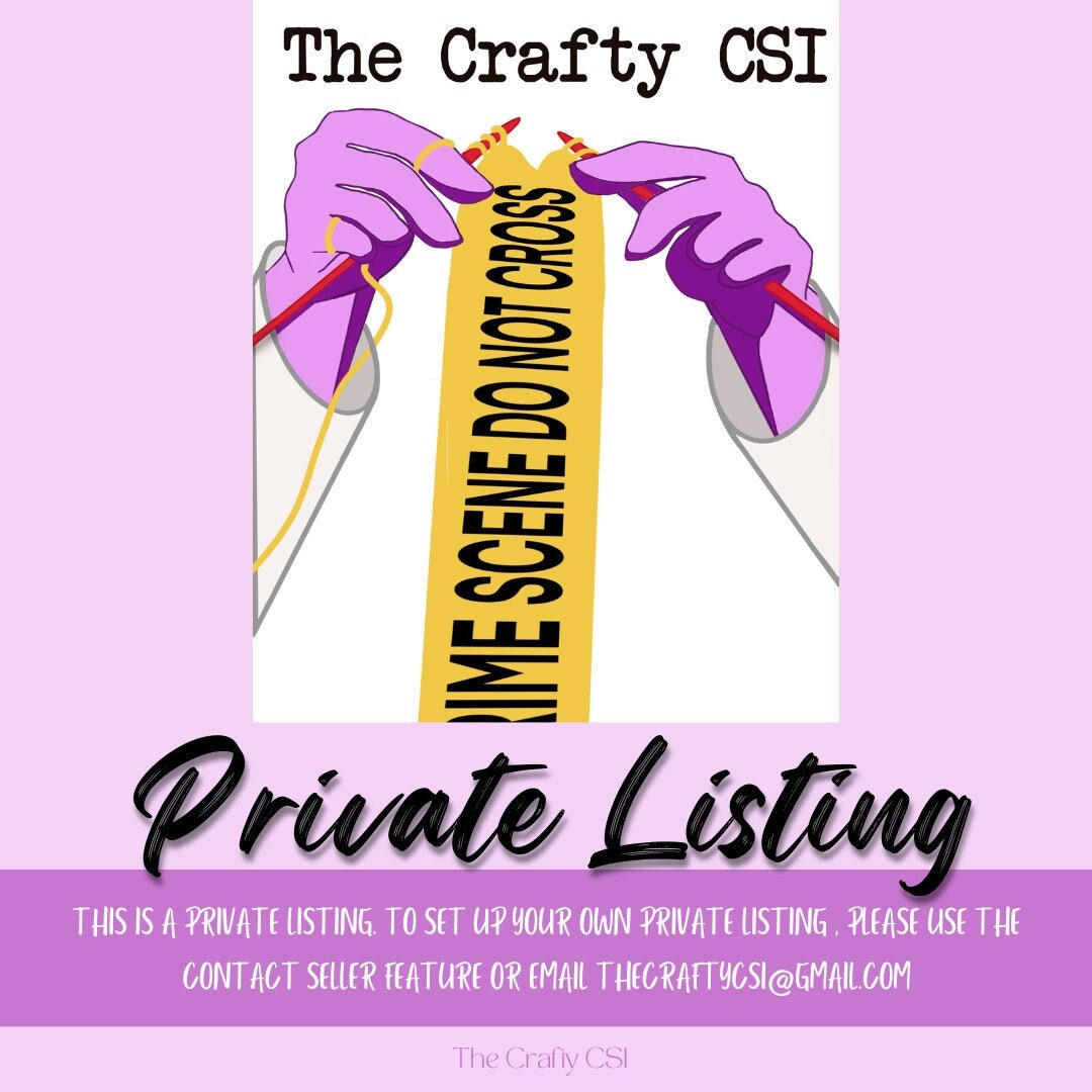 Private Listing for Custom Stickers/labels Bulk Order Forensic Crime ...