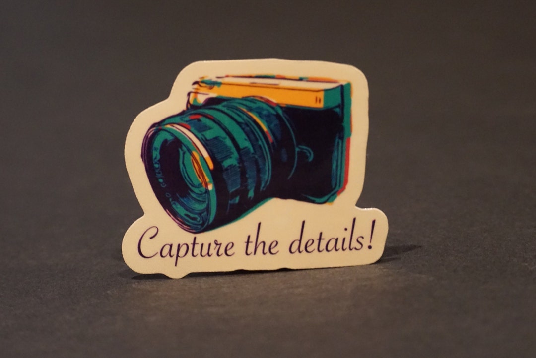 Capture the Details Digital Photography Sticker Forensic Photography ...