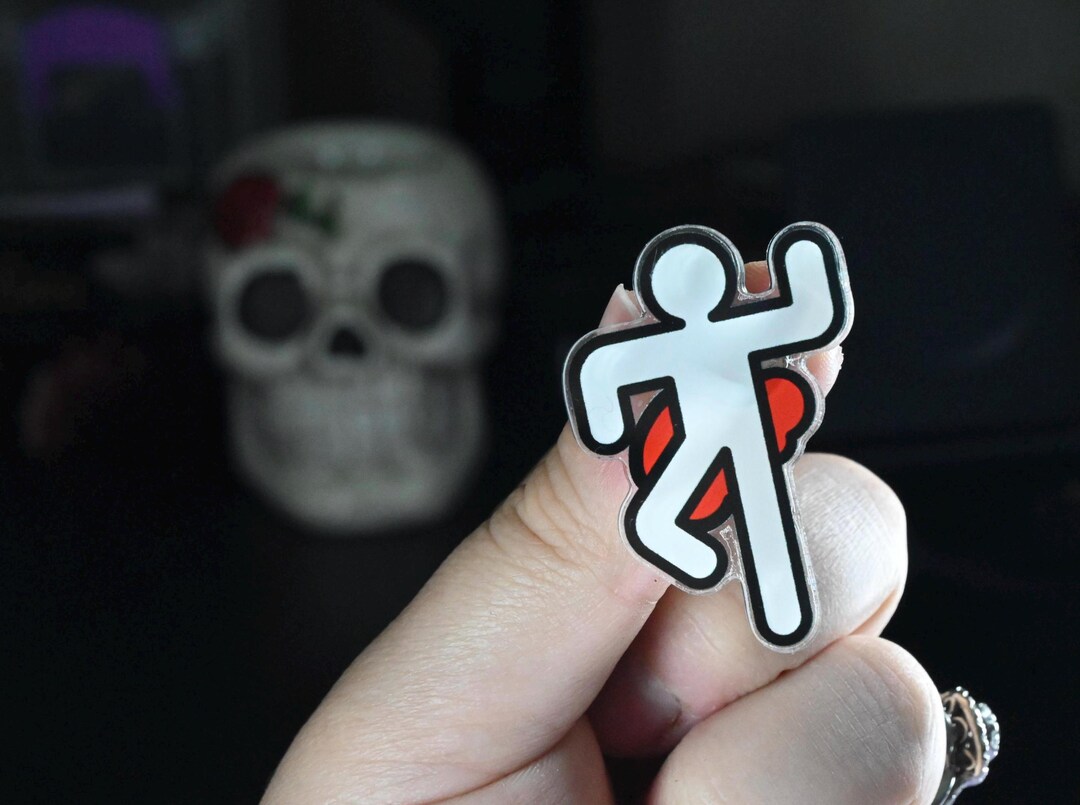 Crime Scene Dead Body Outline - Death Scene Pin | Forensic Gifts for a ...