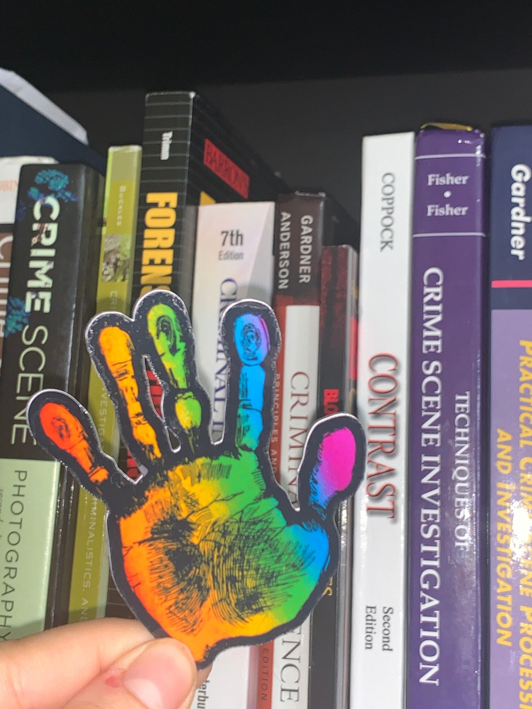 The Rainbow Palm Sticker | Latent | CSI & Crime Scene Investigator ...