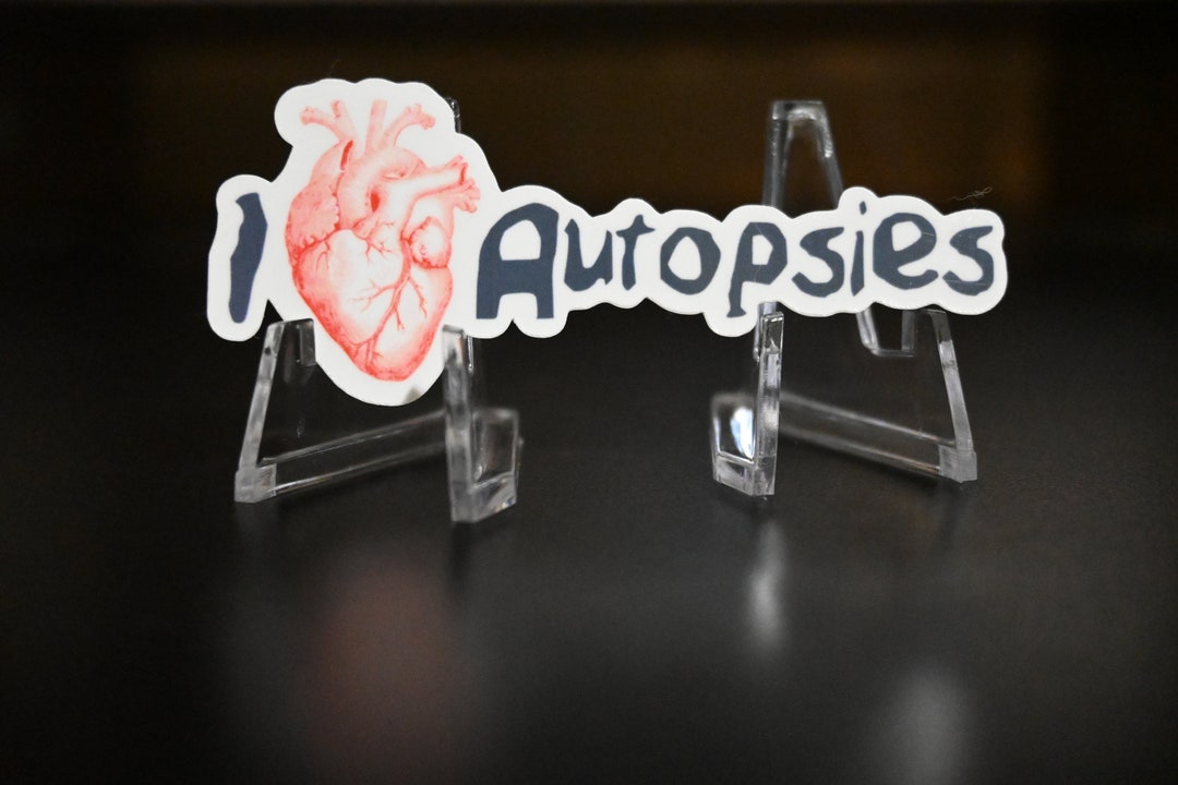 I Love Autopsies Sticker | Autopsy Tech | Forensic Pathology | Forensic ...