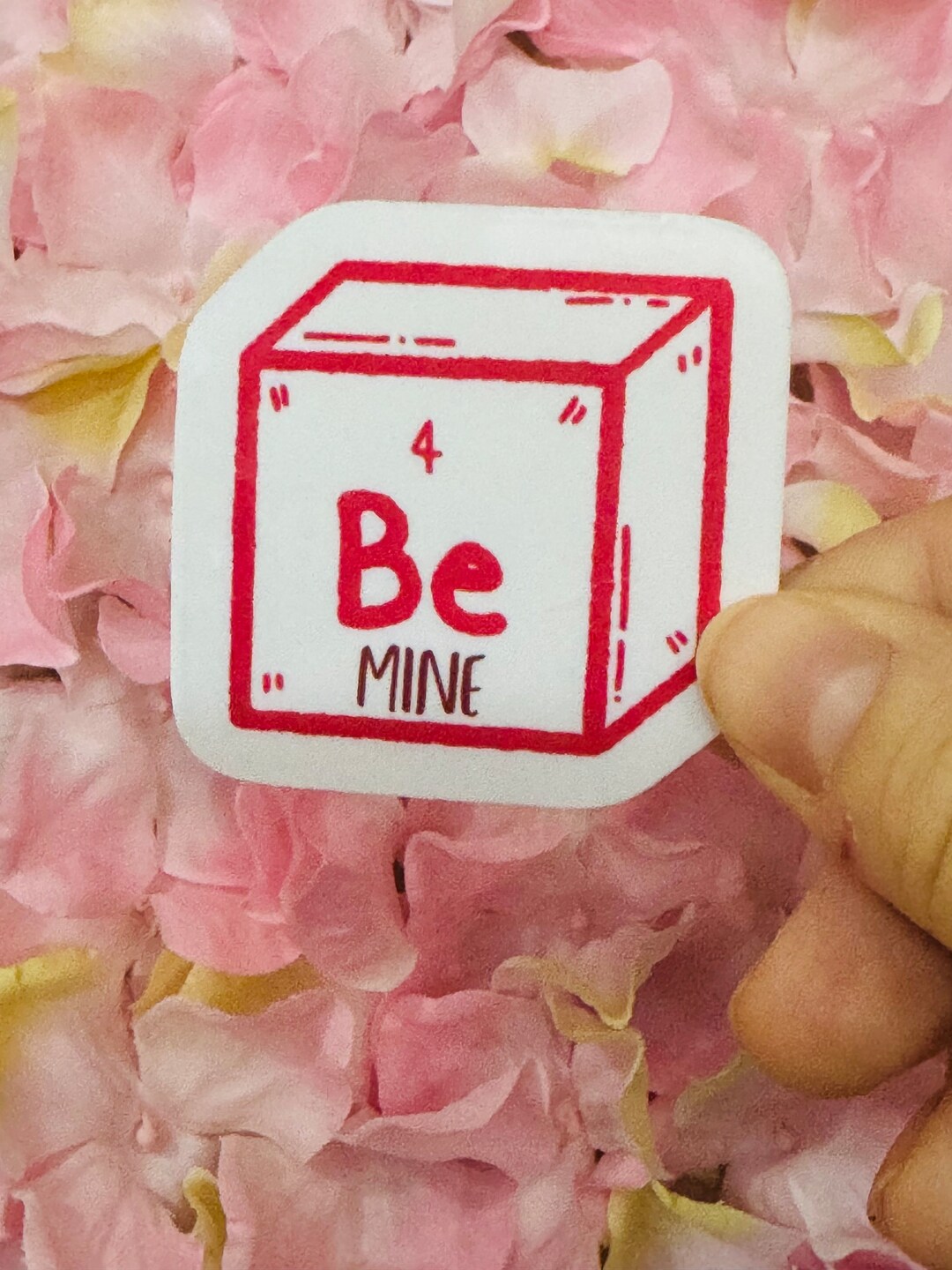 Be Mine: Periodic Table Science Valentines Day Sticker True Crime CSI ...