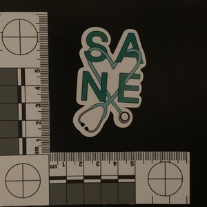 SANE Nurse Sticker: Forensic Nursing Decal, Medical Gift - Etsy