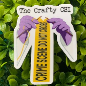 The Crafty CSI Logo Sticker Crime Scene Investigation Death ...