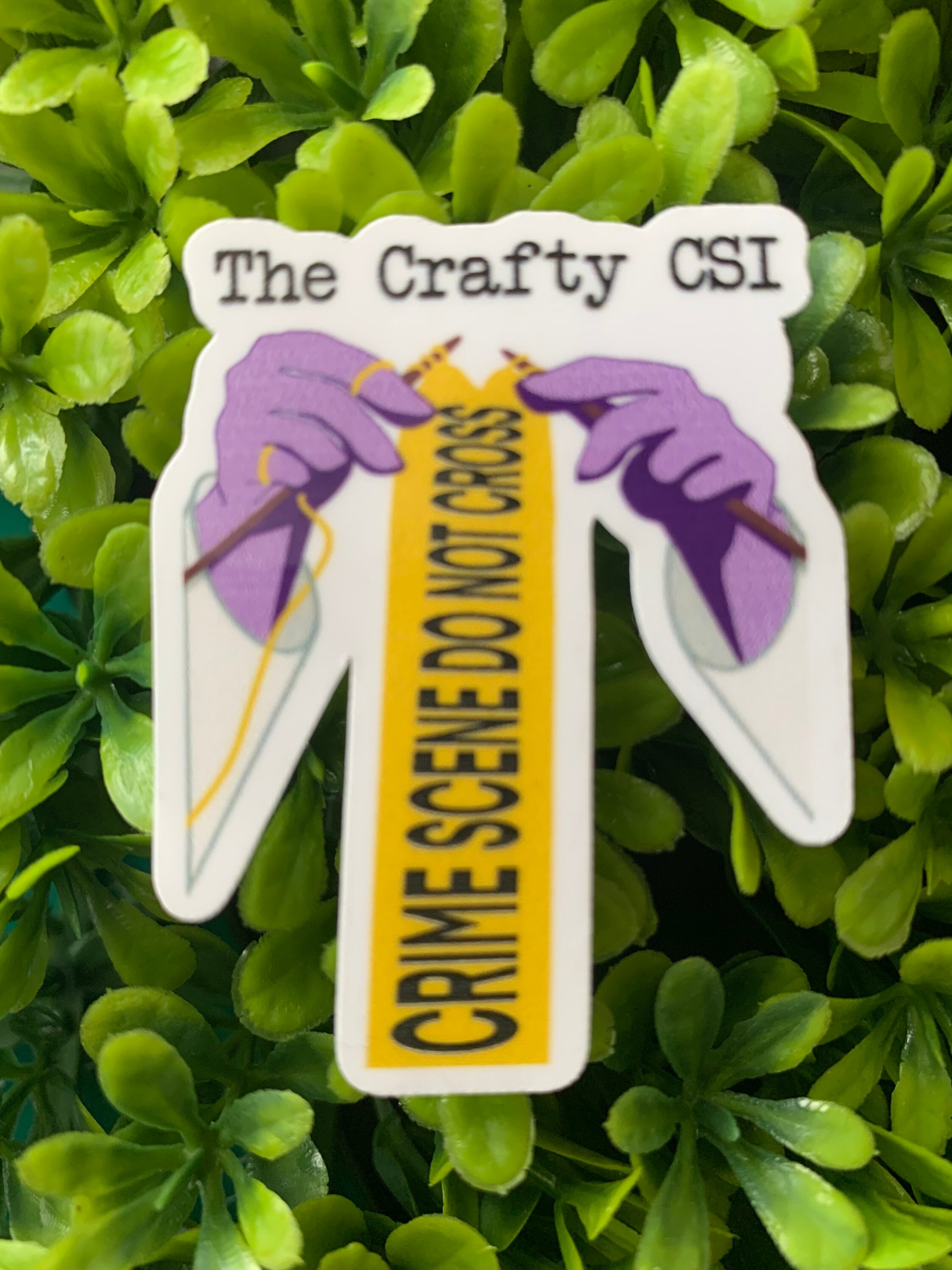 The Crafty CSI Logo Sticker Crime Scene Investigation - Etsy
