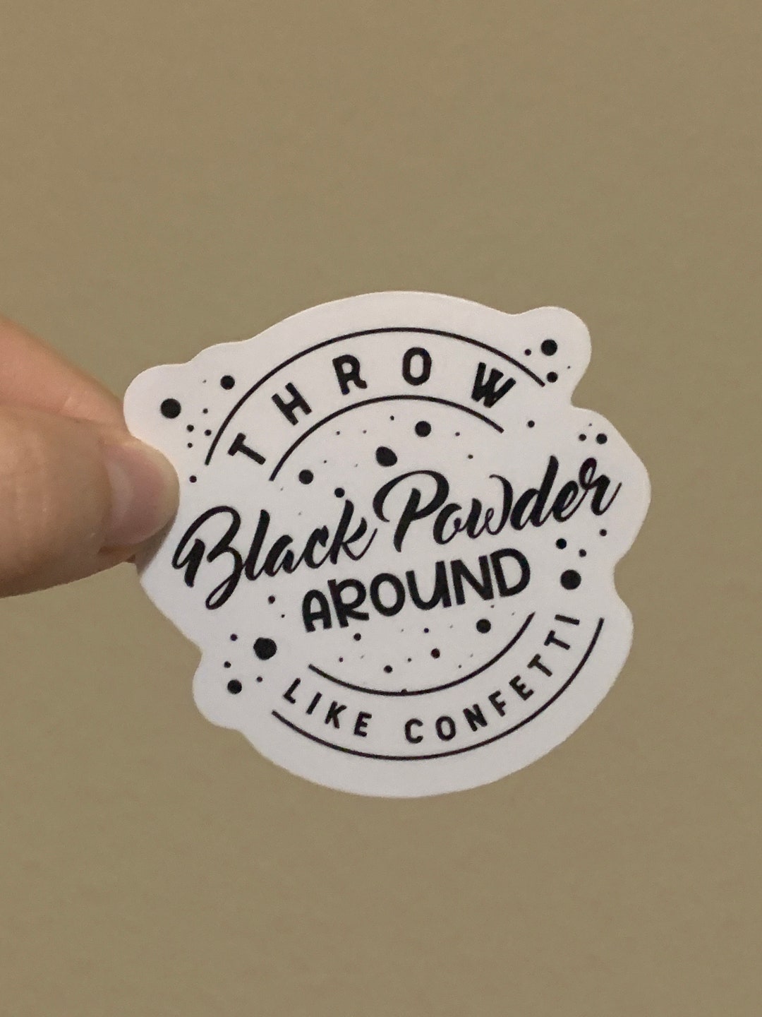 Throw Black Powder Like Confetti Sticker | Crime Scene Investigator ...